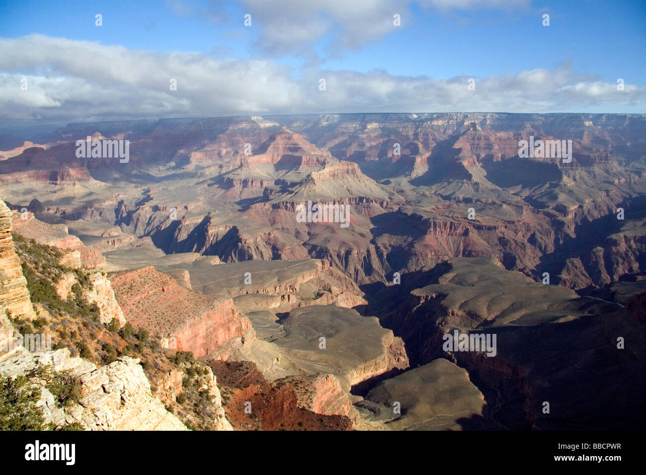 South Rim view of the Grand Canyon Arizona USA Stock Photo - Alamy