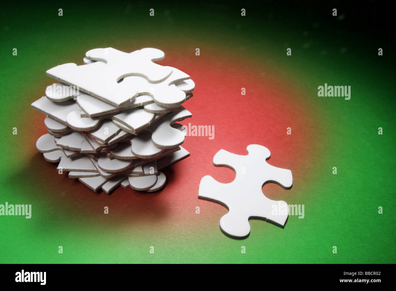 Stack of Jigsaw Puzzle Pieces Stock Photo - Alamy
