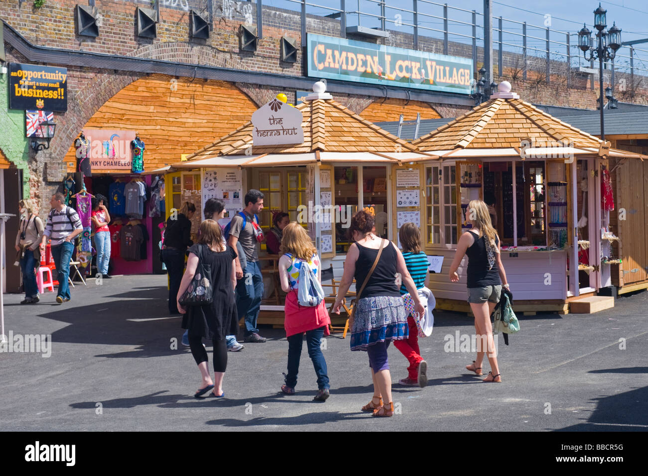 Camden Lock Village , Camden Stables Market , young teenage girls ...