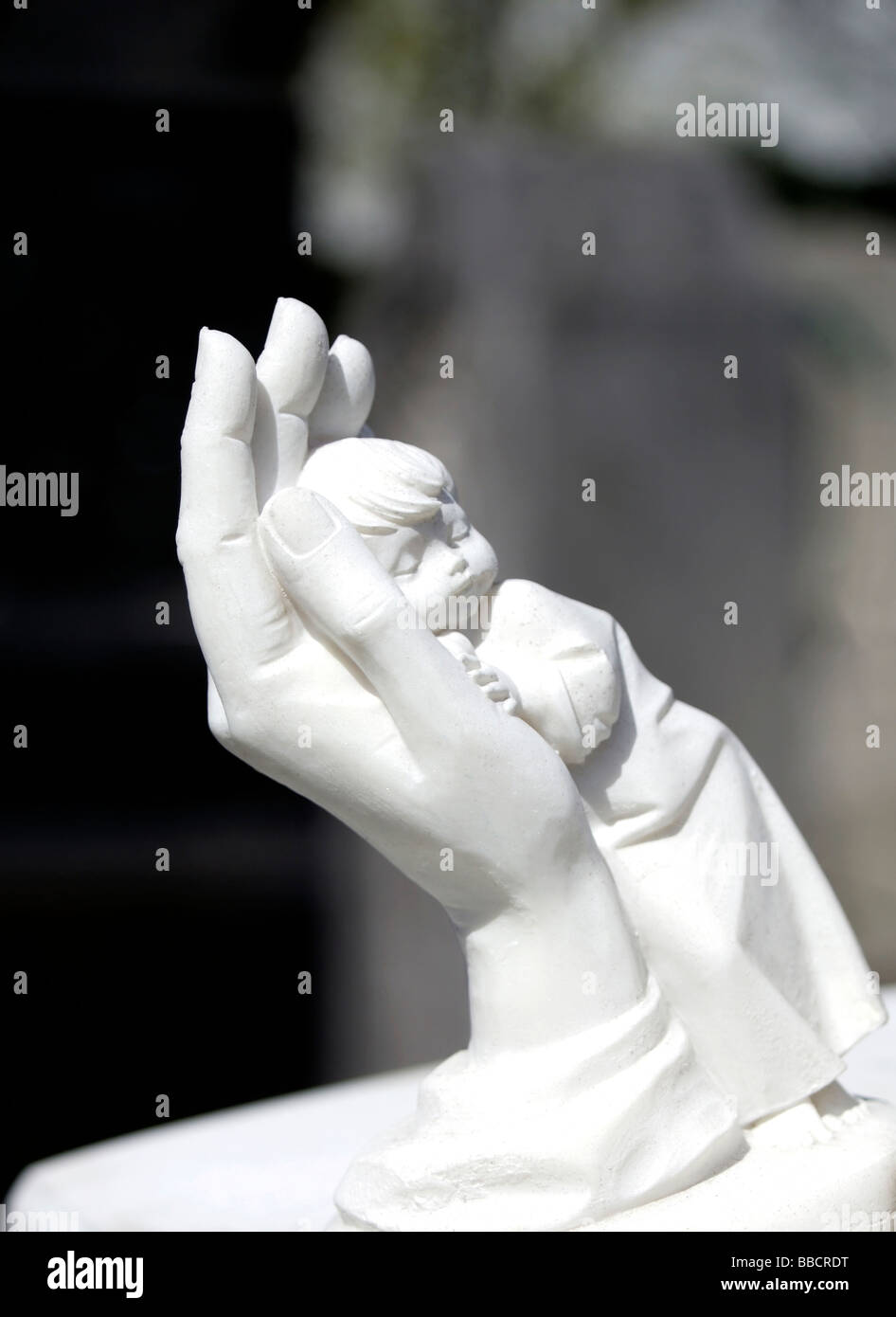 Symbolic Hand Child Angel Figure Stock Photo - Alamy