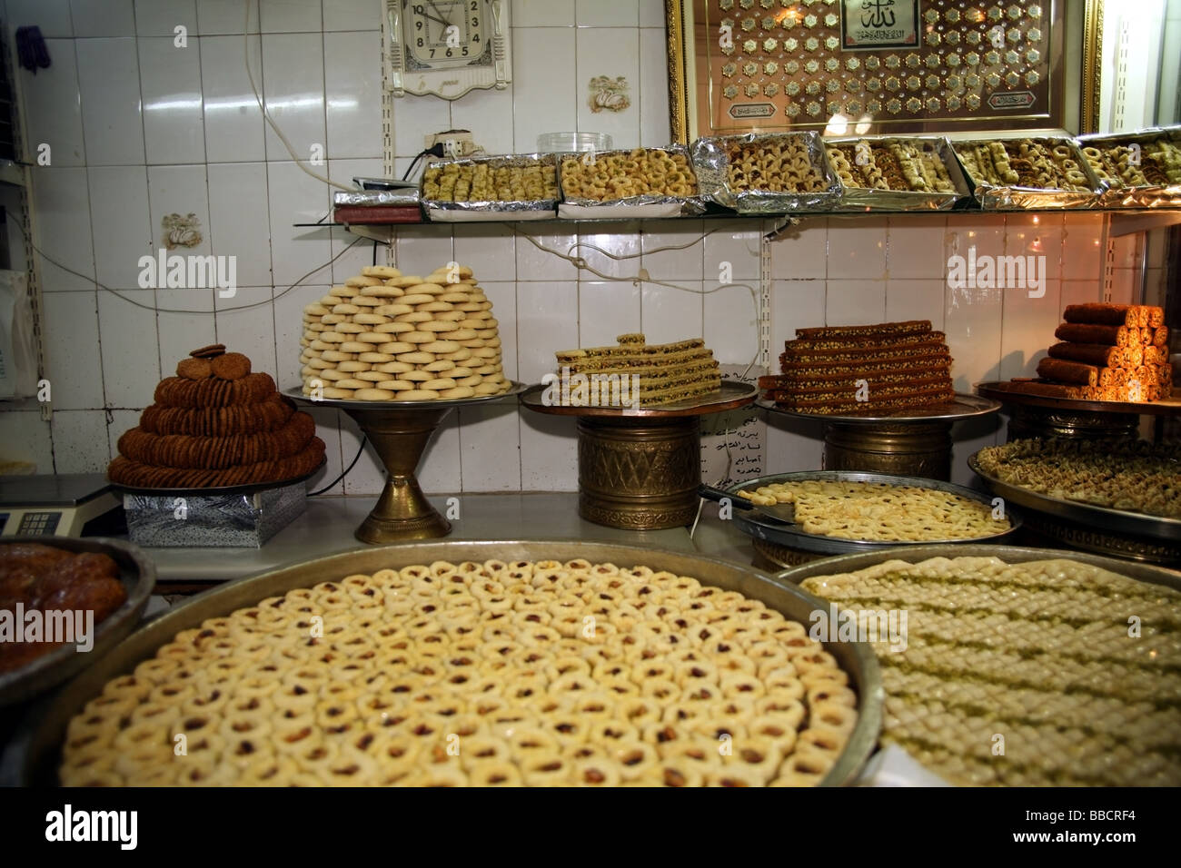 Sweets Souq Aleppo Syria Stock Photo - Alamy