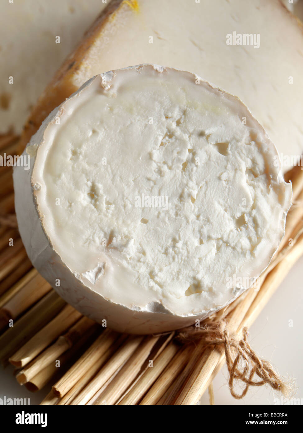 British goats cheese Stock Photo - Alamy