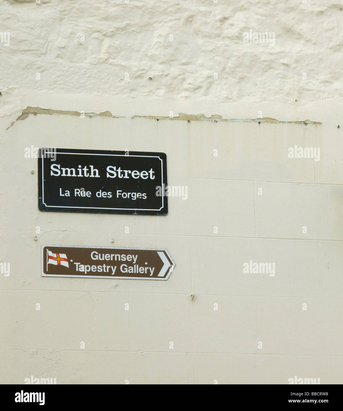 Guernsey street sign hi-res stock photography and images - Alamy