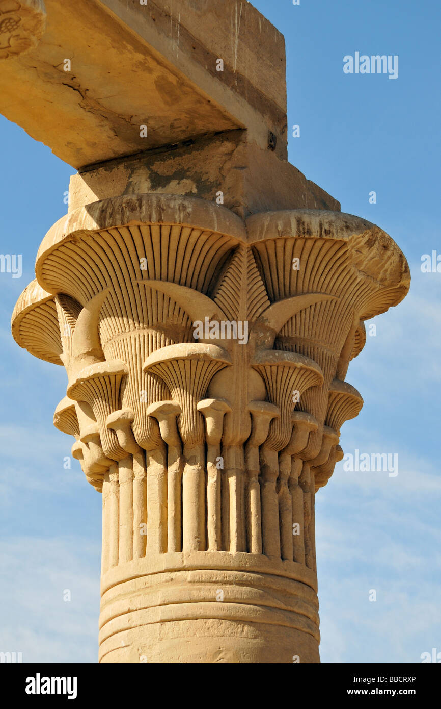 Capital of Complex Campaniform Column from Ptolemaic Era, Kiosk of ...