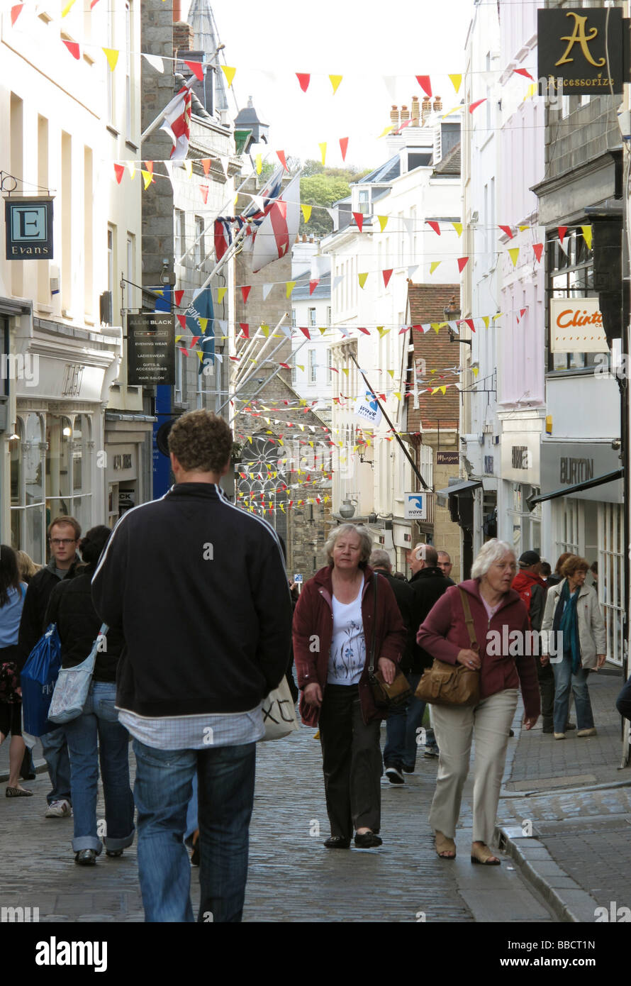 Shopping In St Peter Port High Resolution Stock Photography and Images ...