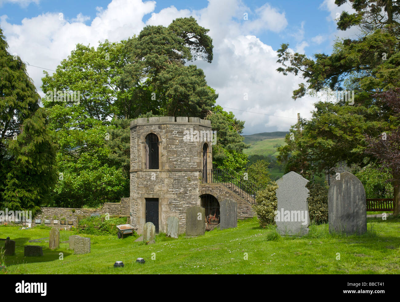 The gazebo, a Georgian folly in the churchyard of St Mary's Church ...