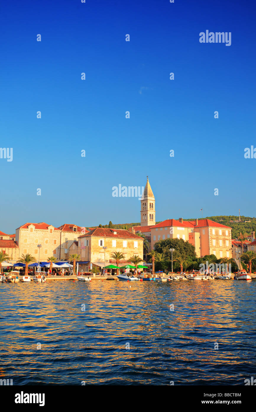 A view of village Supetar, on island Brac, Croatia Stock Photo - Alamy