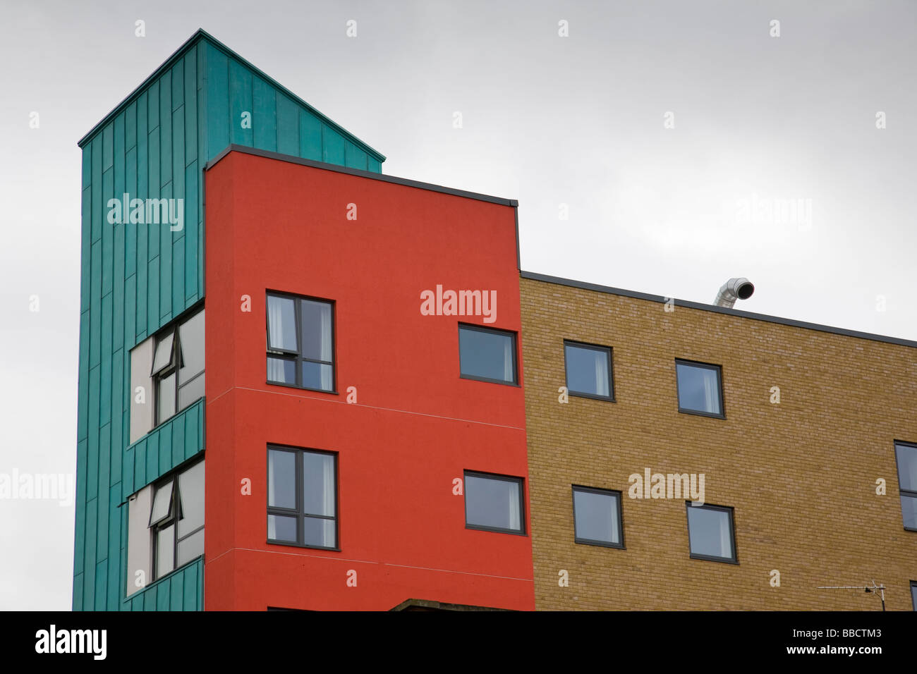 Modern apartment block, Loughborough, England Stock Photo - Alamy