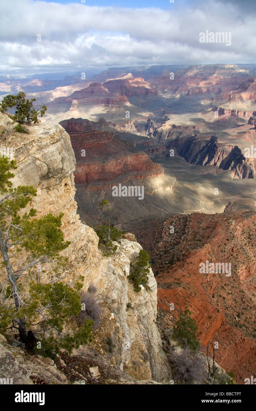 South Rim view of the Grand Canyon Arizona USA Stock Photo - Alamy