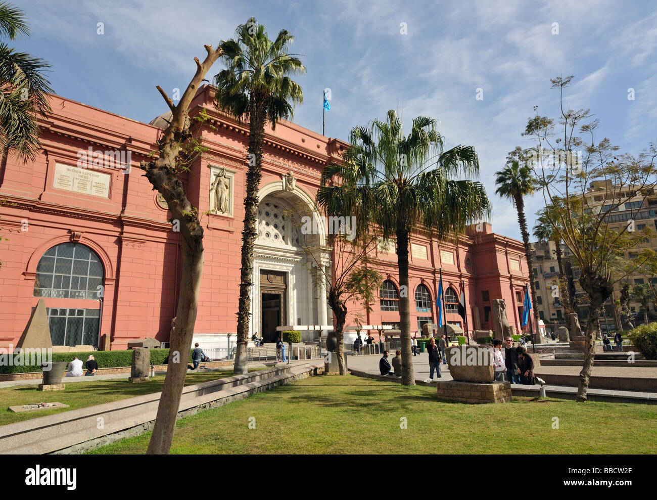 Egyptian museum cairo exterior hi-res stock photography and images - Alamy