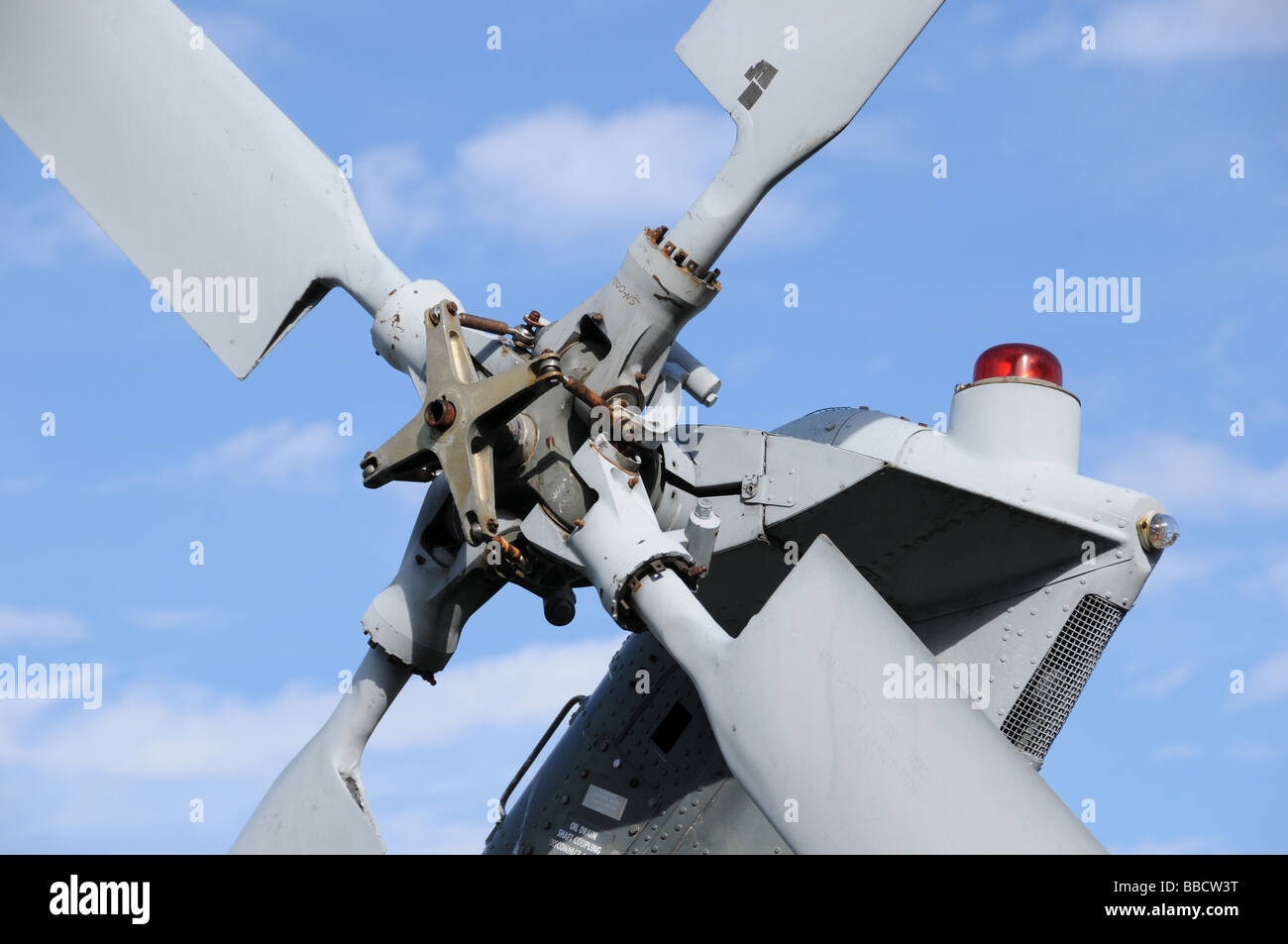 Close-up of helicopter rotor Stock Photo - Alamy
