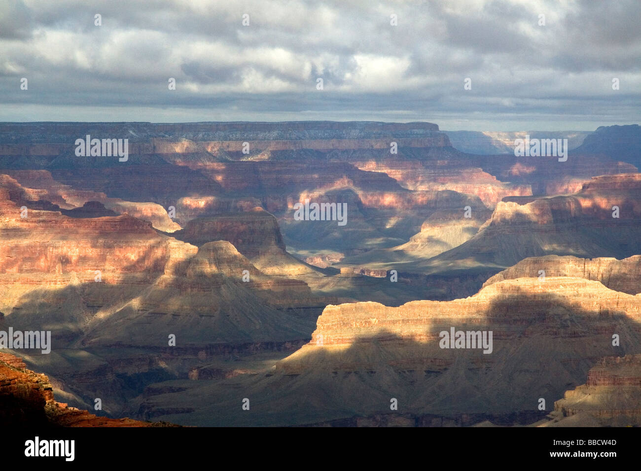 South Rim view of the Grand Canyon Arizona USA Stock Photo - Alamy