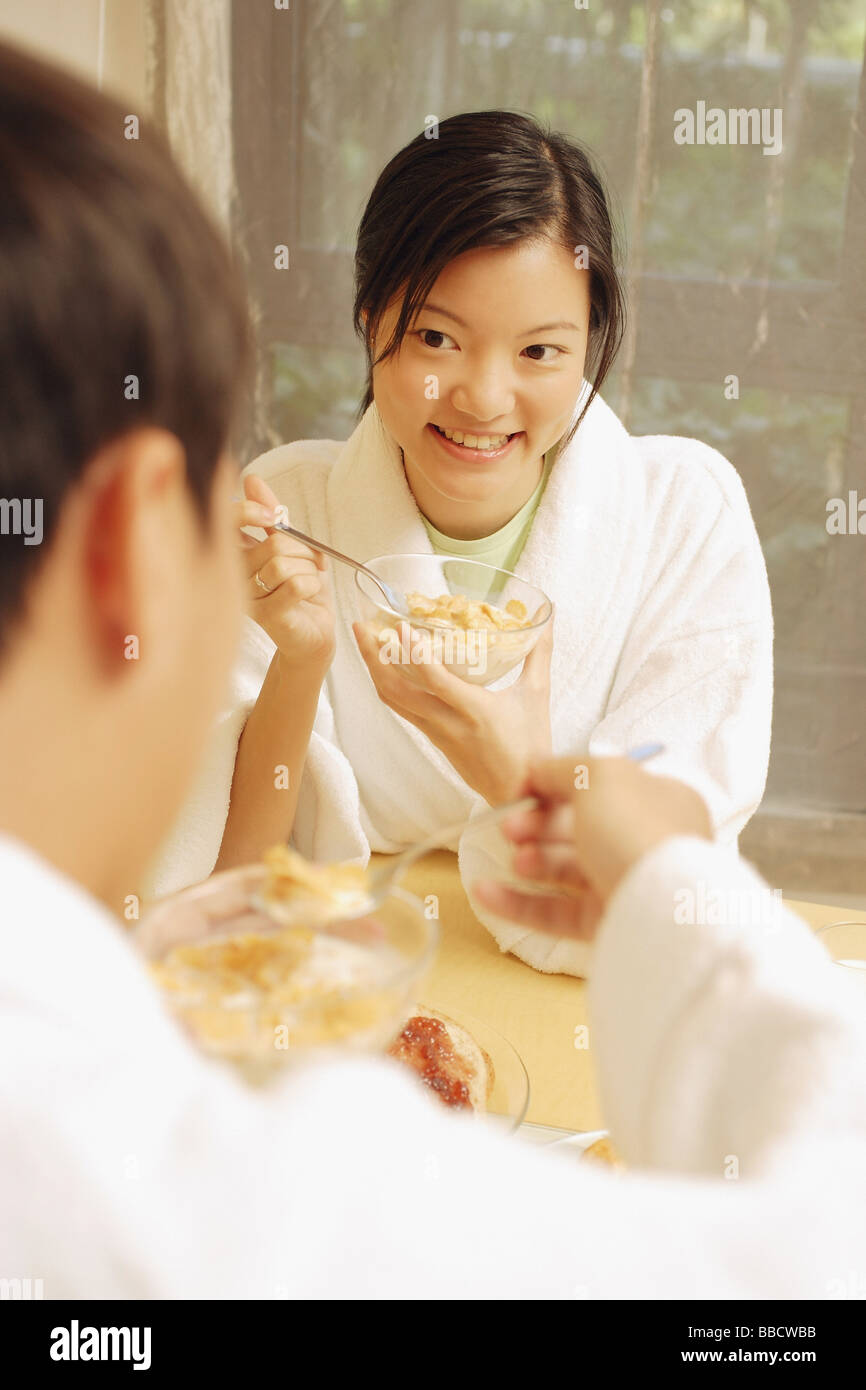 Woman sitting across man rear hi-res stock photography and images - Alamy