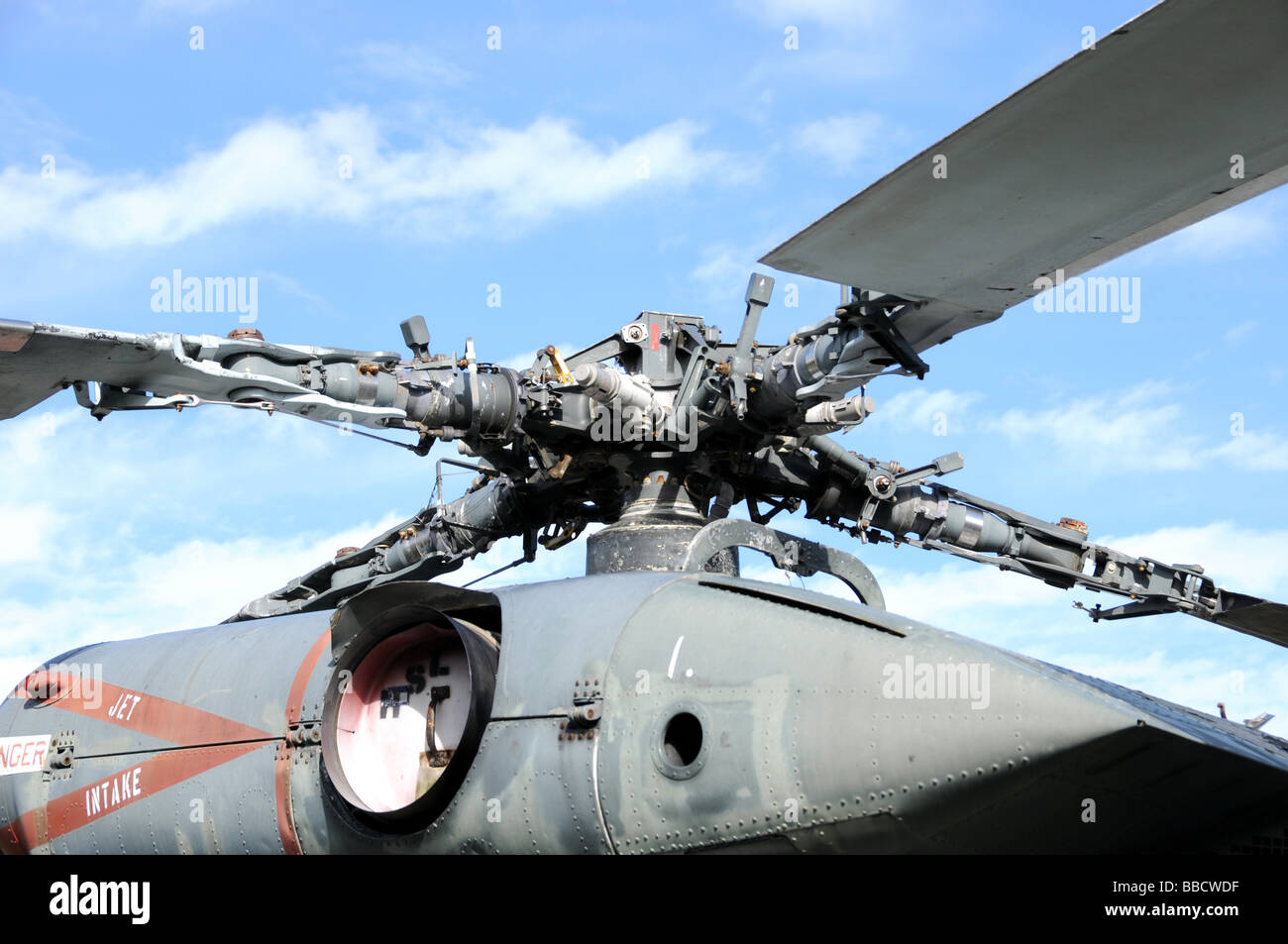 Close-up of helicopter rotor Stock Photo - Alamy