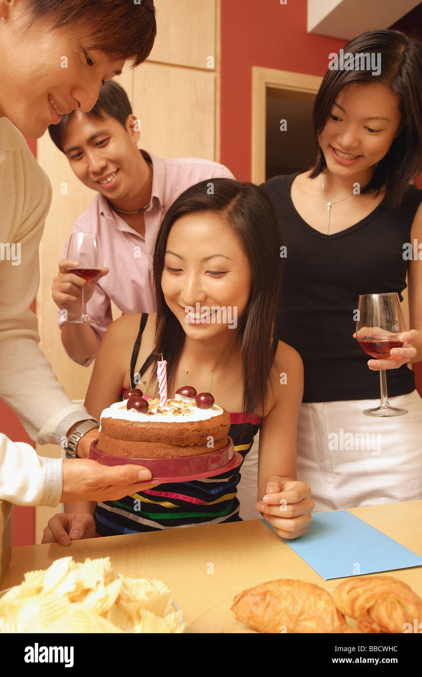 Woman surrounded by men hi-res stock photography and images - Alamy