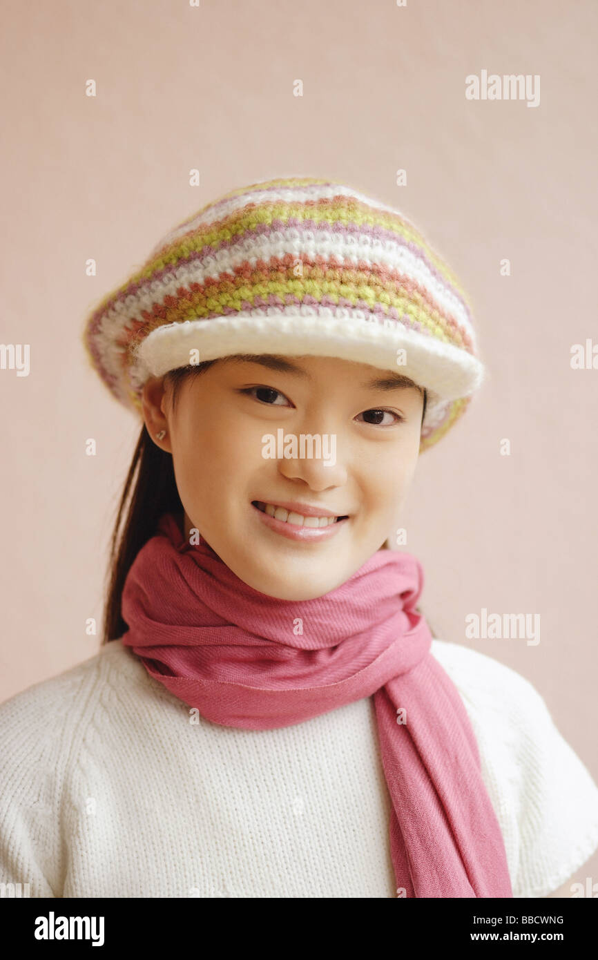 Person wearing black cap pink hi-res stock photography and images - Alamy