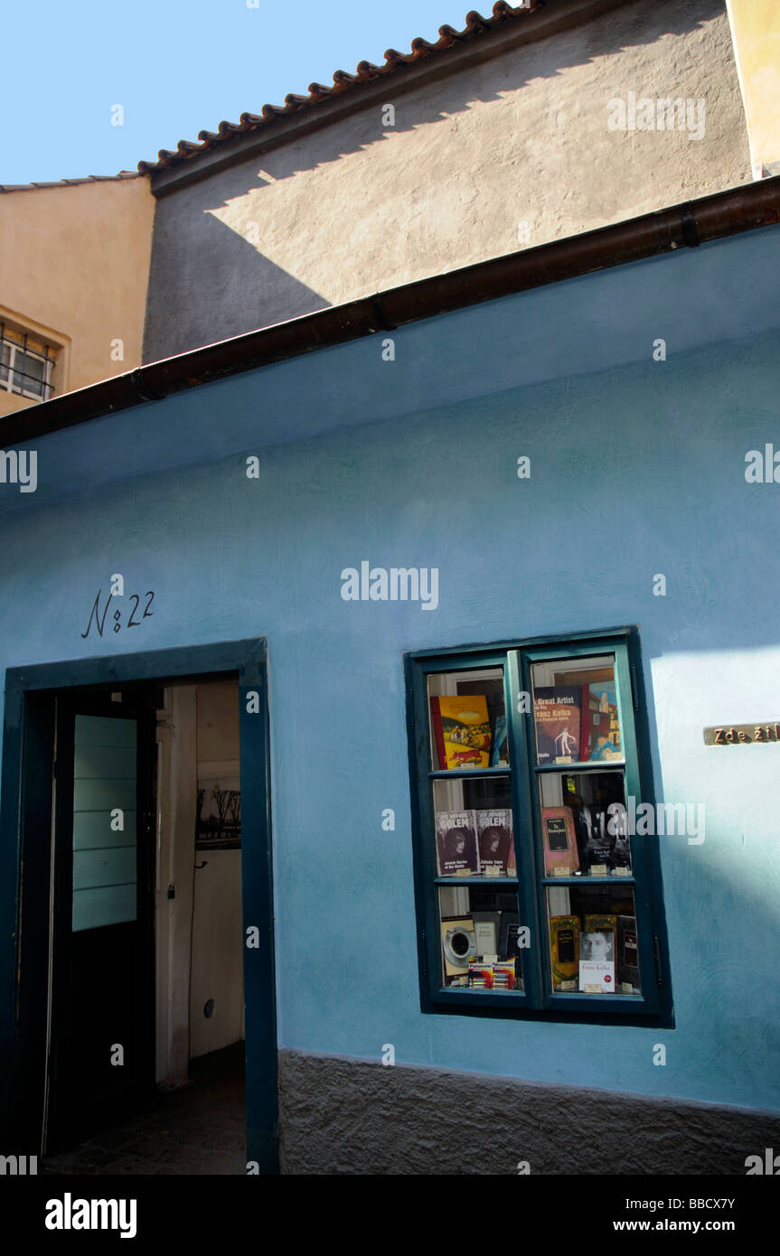 The House of Franz Kafka in the Street of the Alchemists or Golden Lane ...
