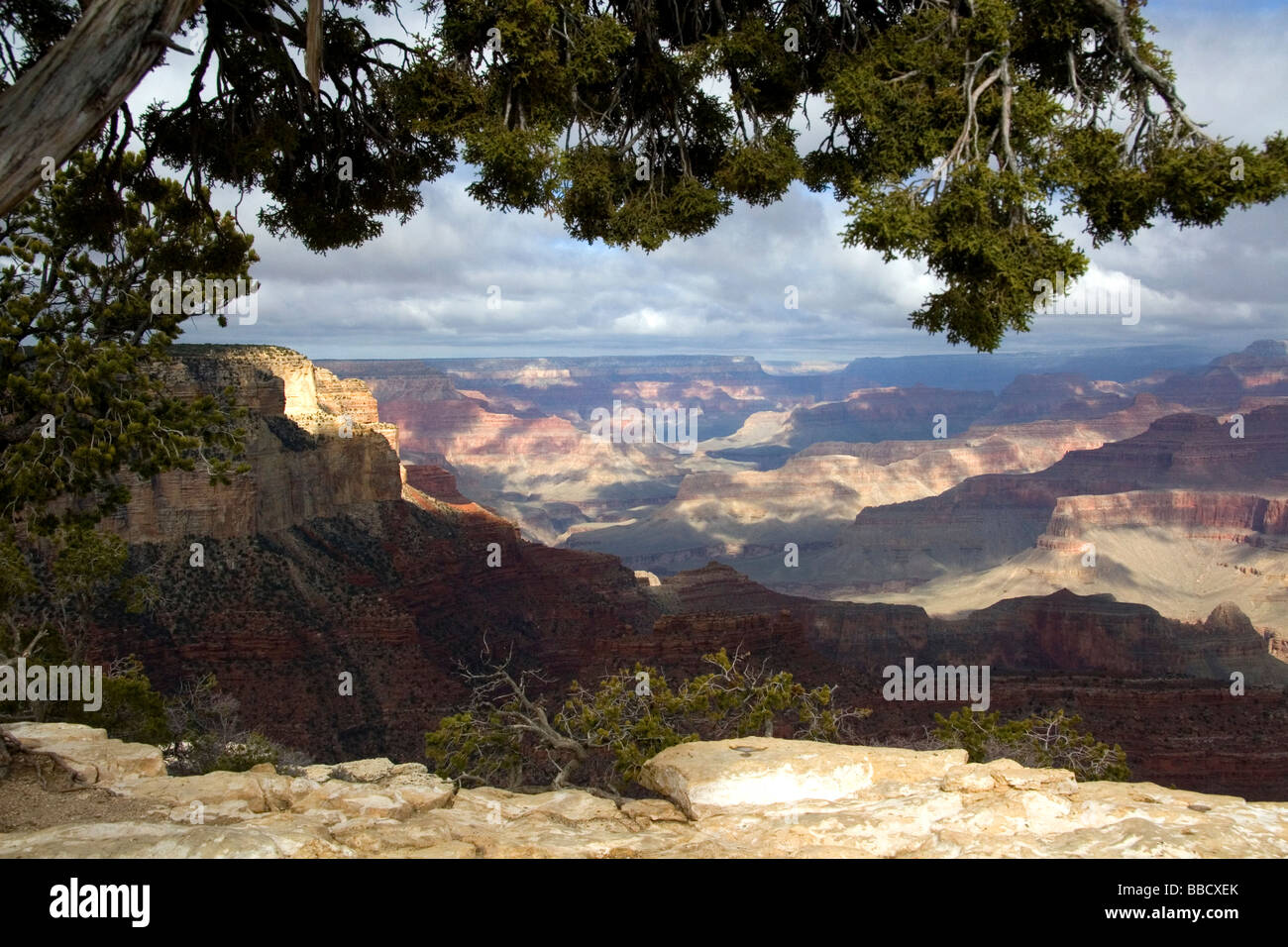 South Rim view of the Grand Canyon Arizona USA Stock Photo - Alamy