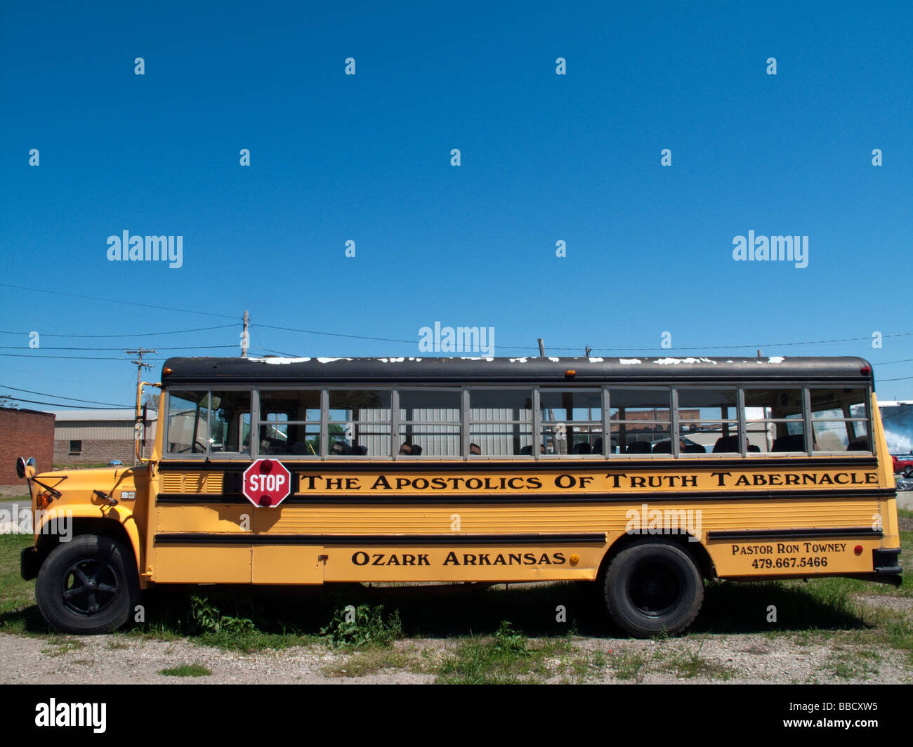 Ozark Church Bus Stock Photo - Alamy