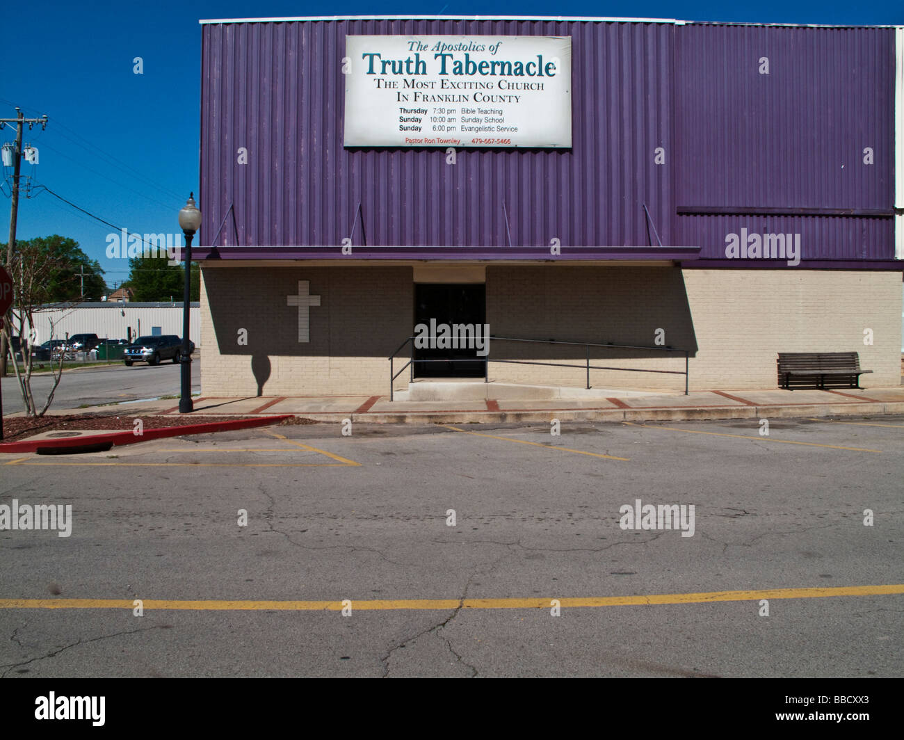 Truth Tabernacle, Ozark, Arkansas Stock Photo - Alamy