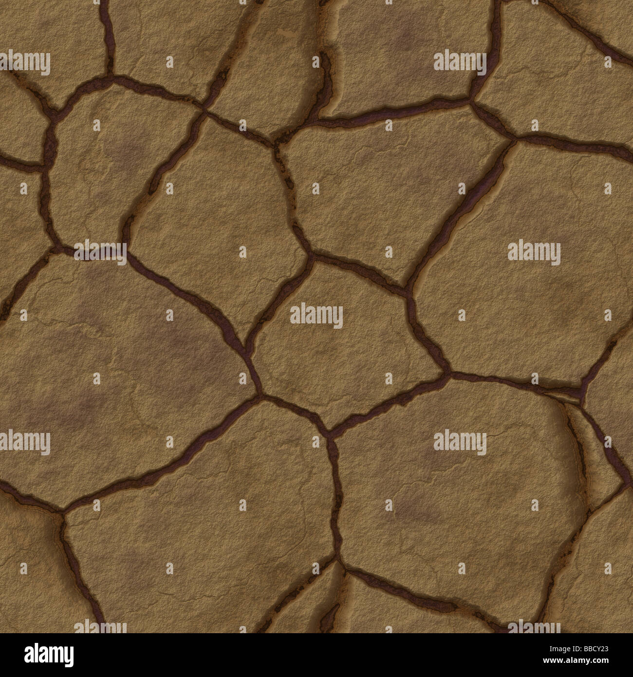 Cracked parched earth ground surface texture illustration Stock Photo ...