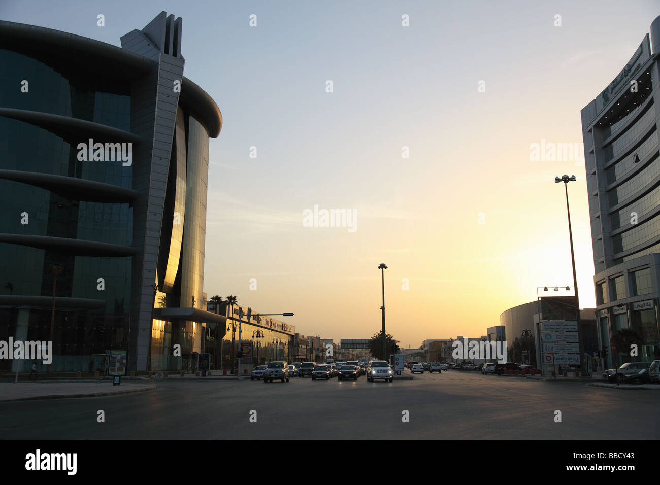 Riyadh at sunset Saudi Arabia Stock Photo - Alamy