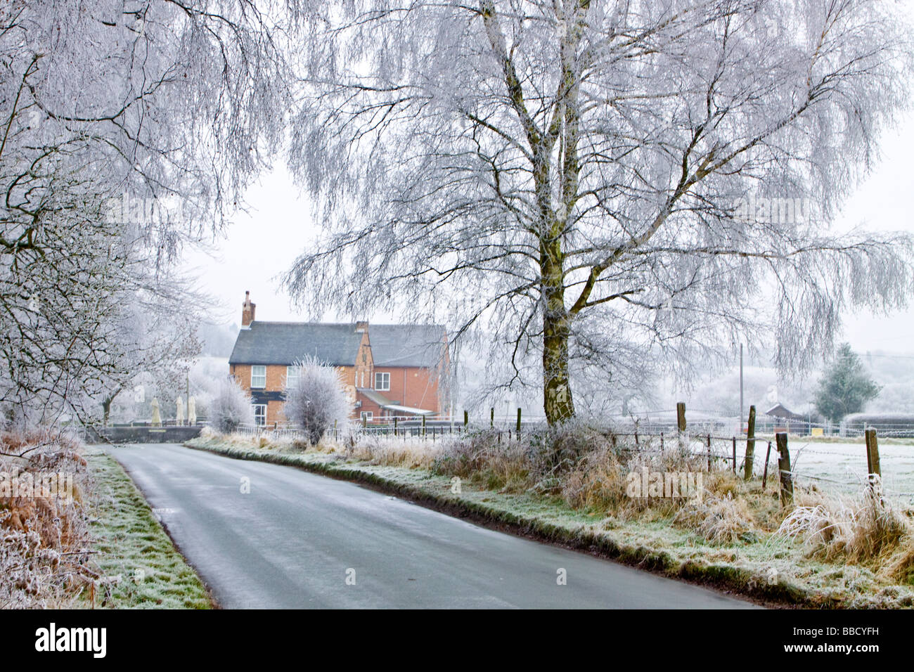 Frost covered pastures hi-res stock photography and images - Alamy