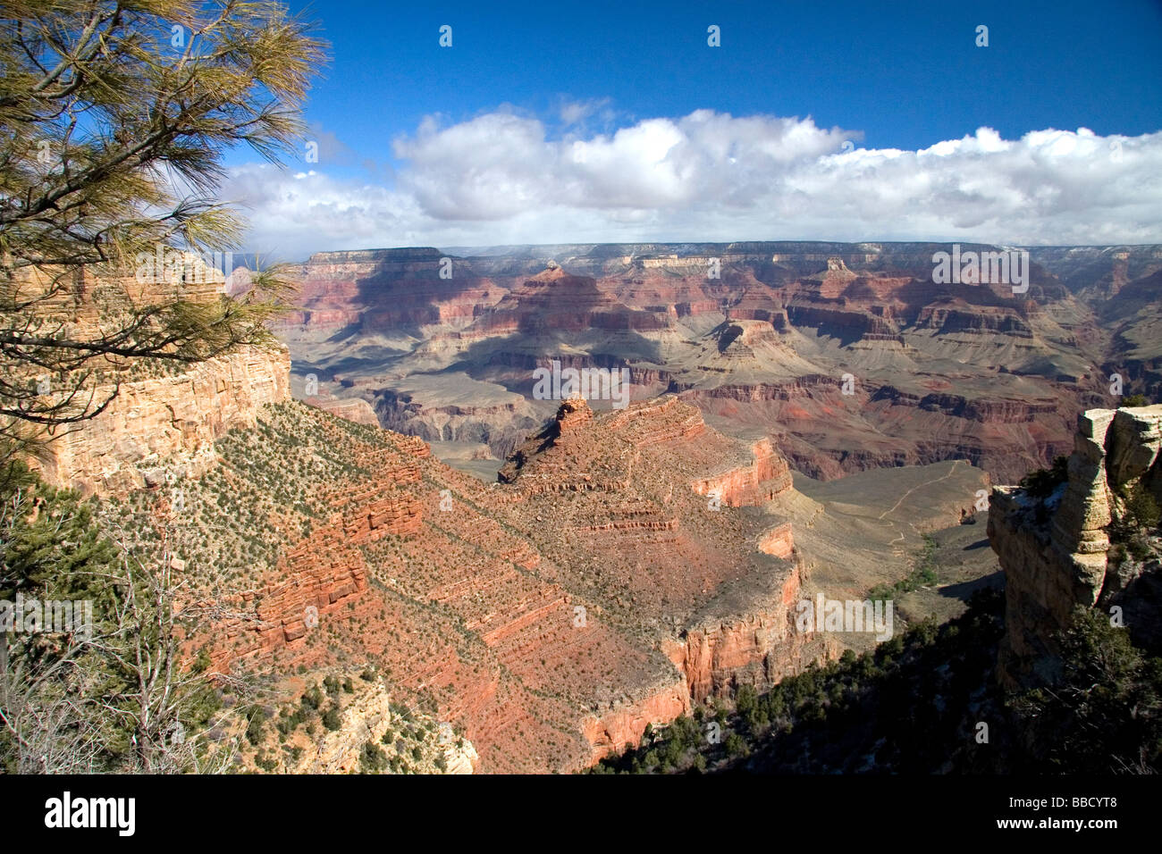 South Rim view of the Grand Canyon Arizona USA Stock Photo - Alamy