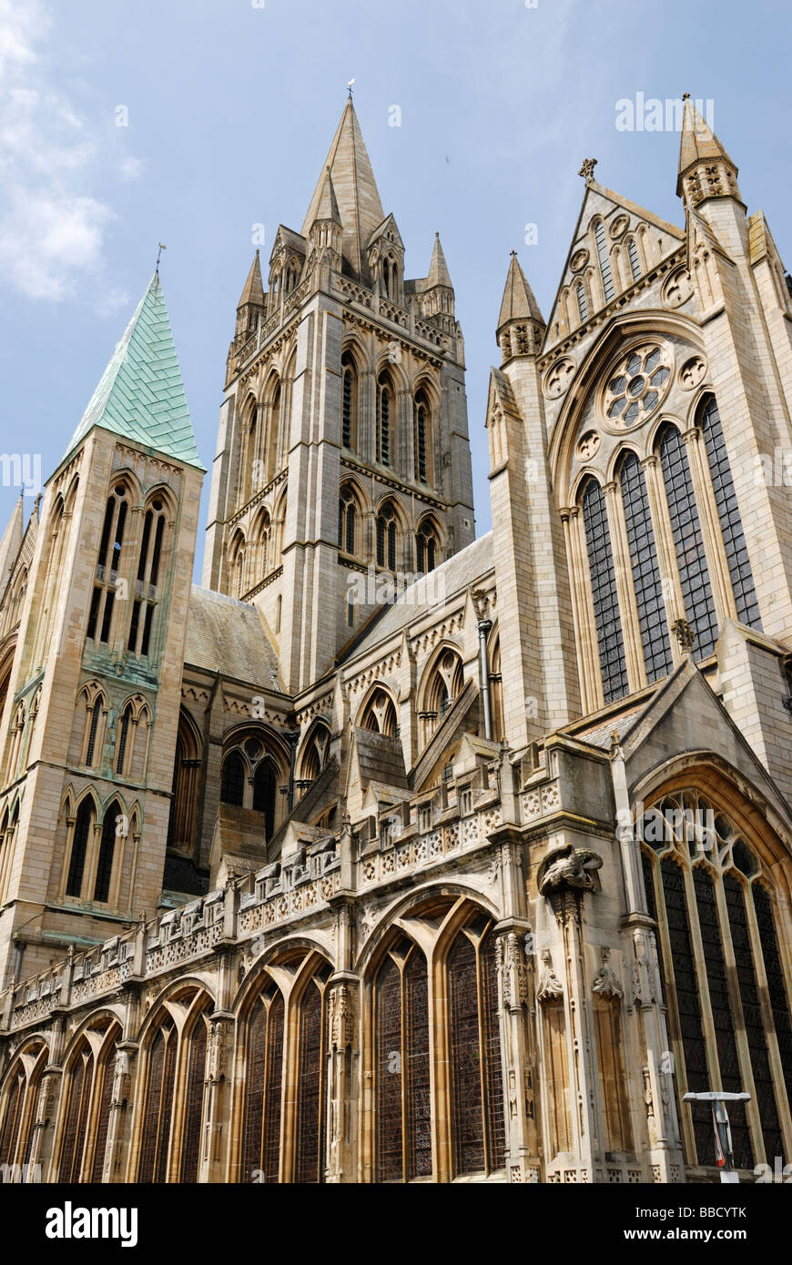 Truro Cathedral, Truro, Cornwall, UK, Europe Stock Photo - Alamy