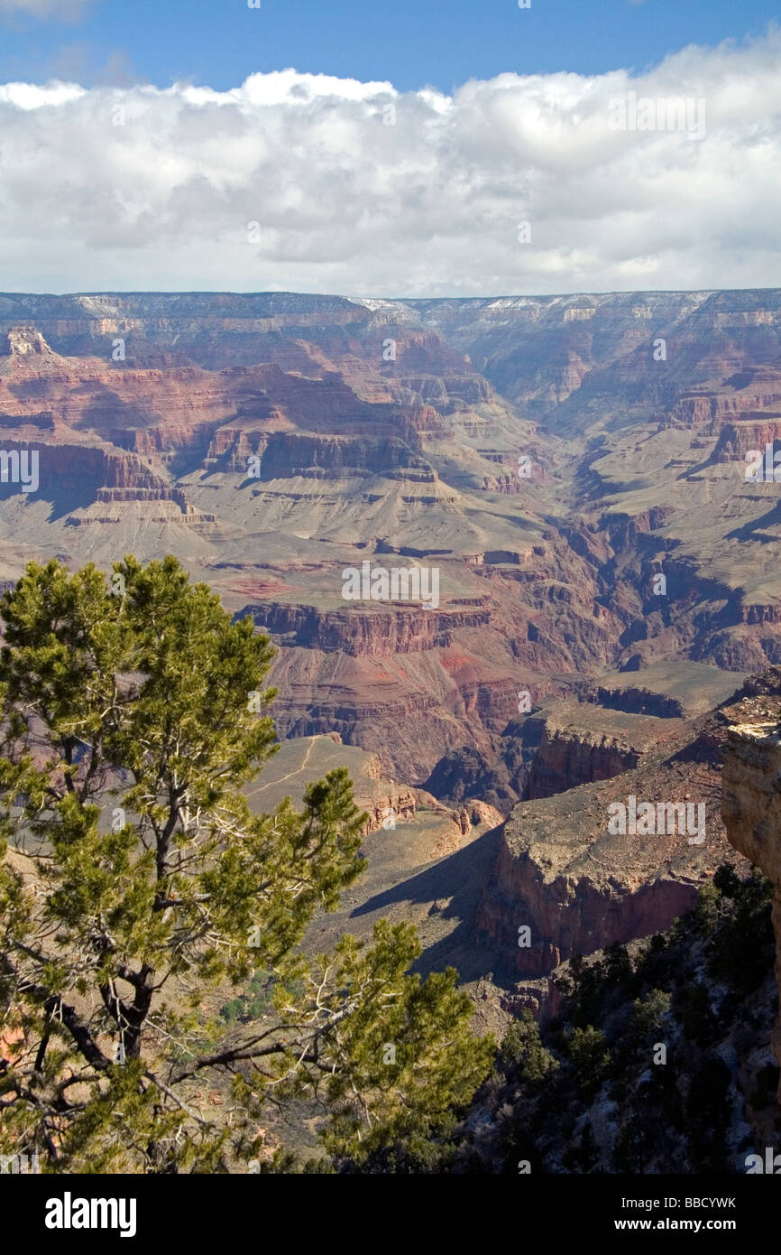 South Rim view of the Grand Canyon Arizona USA Stock Photo - Alamy