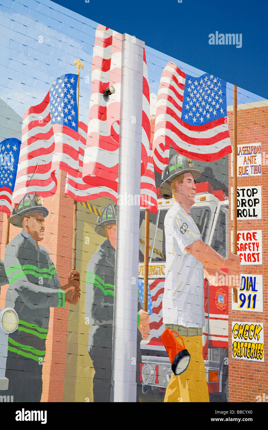 Fire station mural hi-res stock photography and images - Alamy