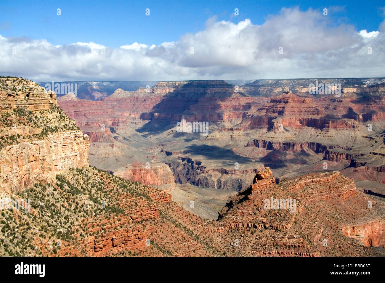 South Rim view of the Grand Canyon Arizona USA Stock Photo - Alamy