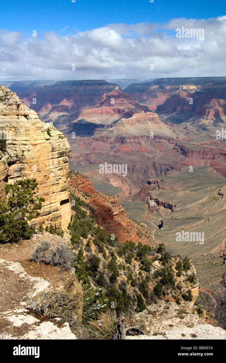 South Rim view of the Grand Canyon Arizona USA Stock Photo - Alamy