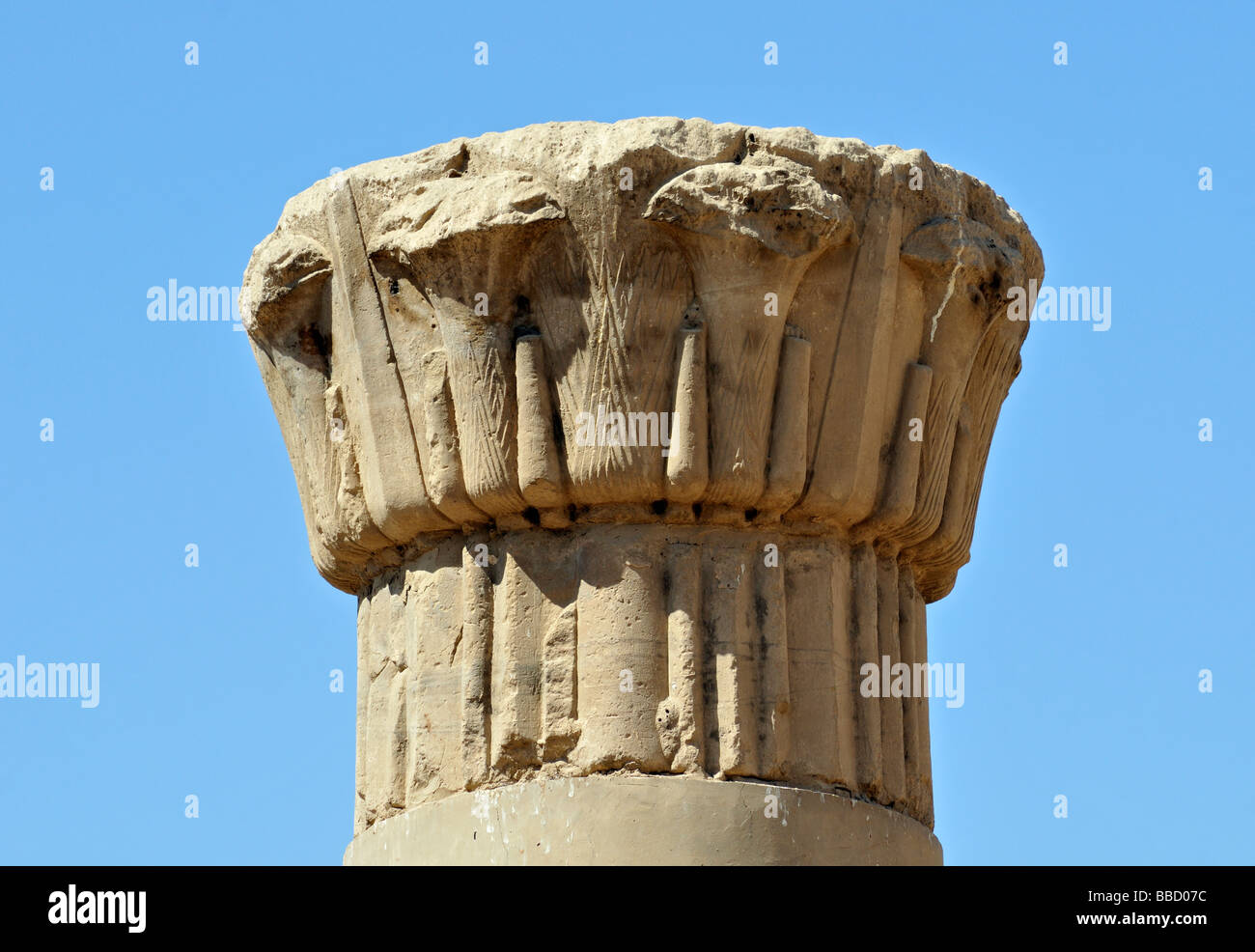 Detail of Complex Composite Column at Ruined Birth house Temple of ...