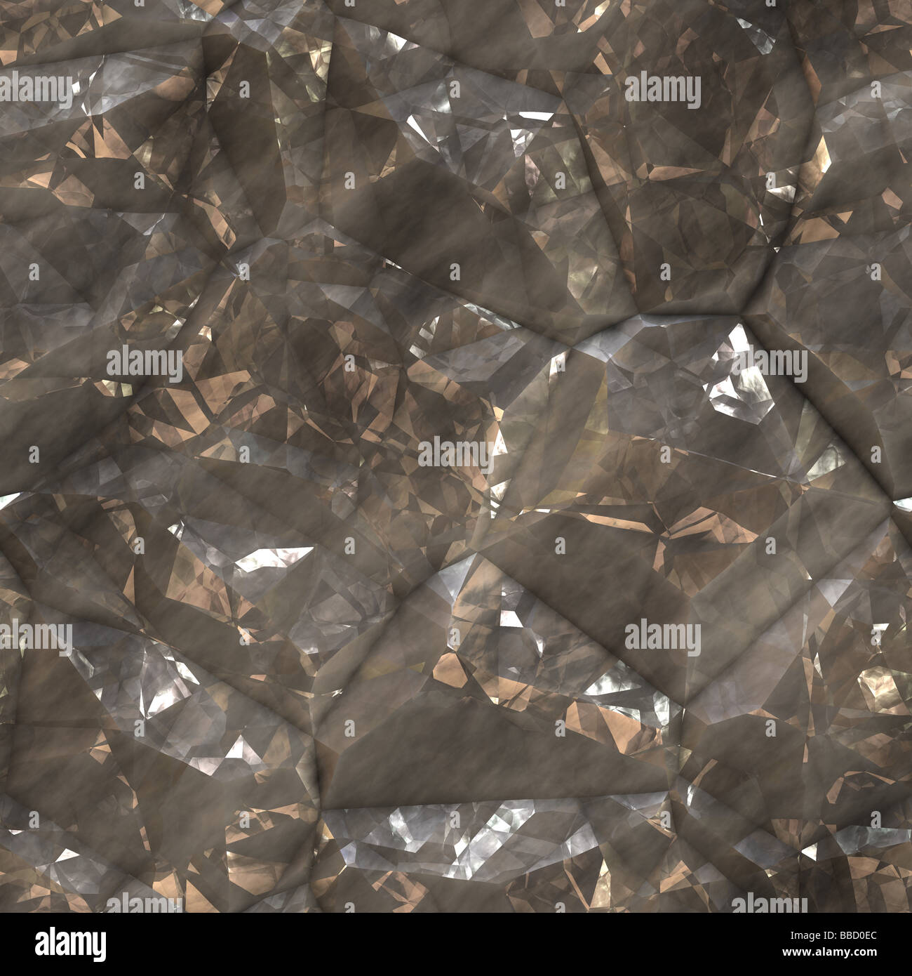 Crystalline mineral and metal shiny faceted ore deposits Stock Photo ...