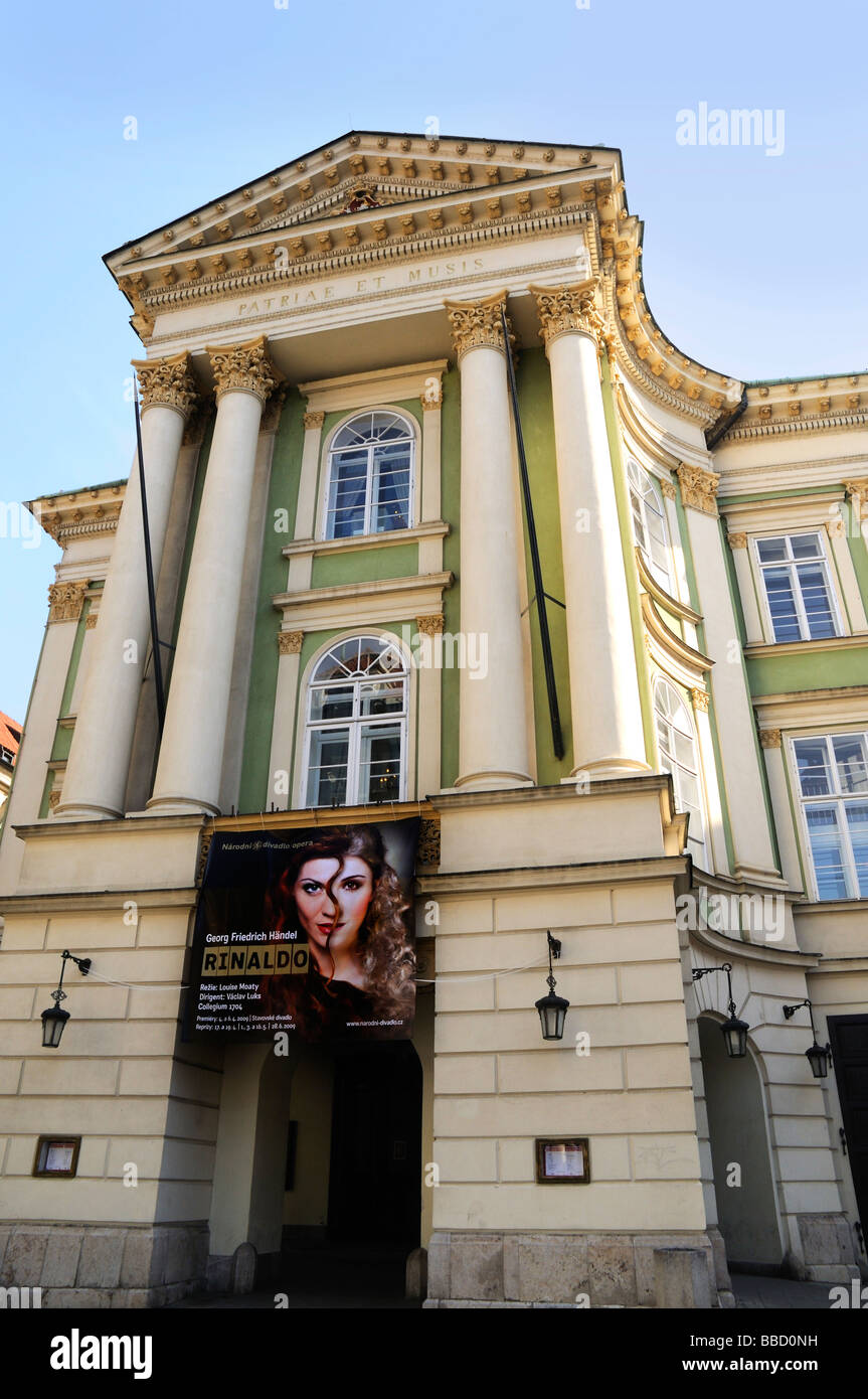 The Estate Theatre in Prague Capital of the Czech Republic, where ...