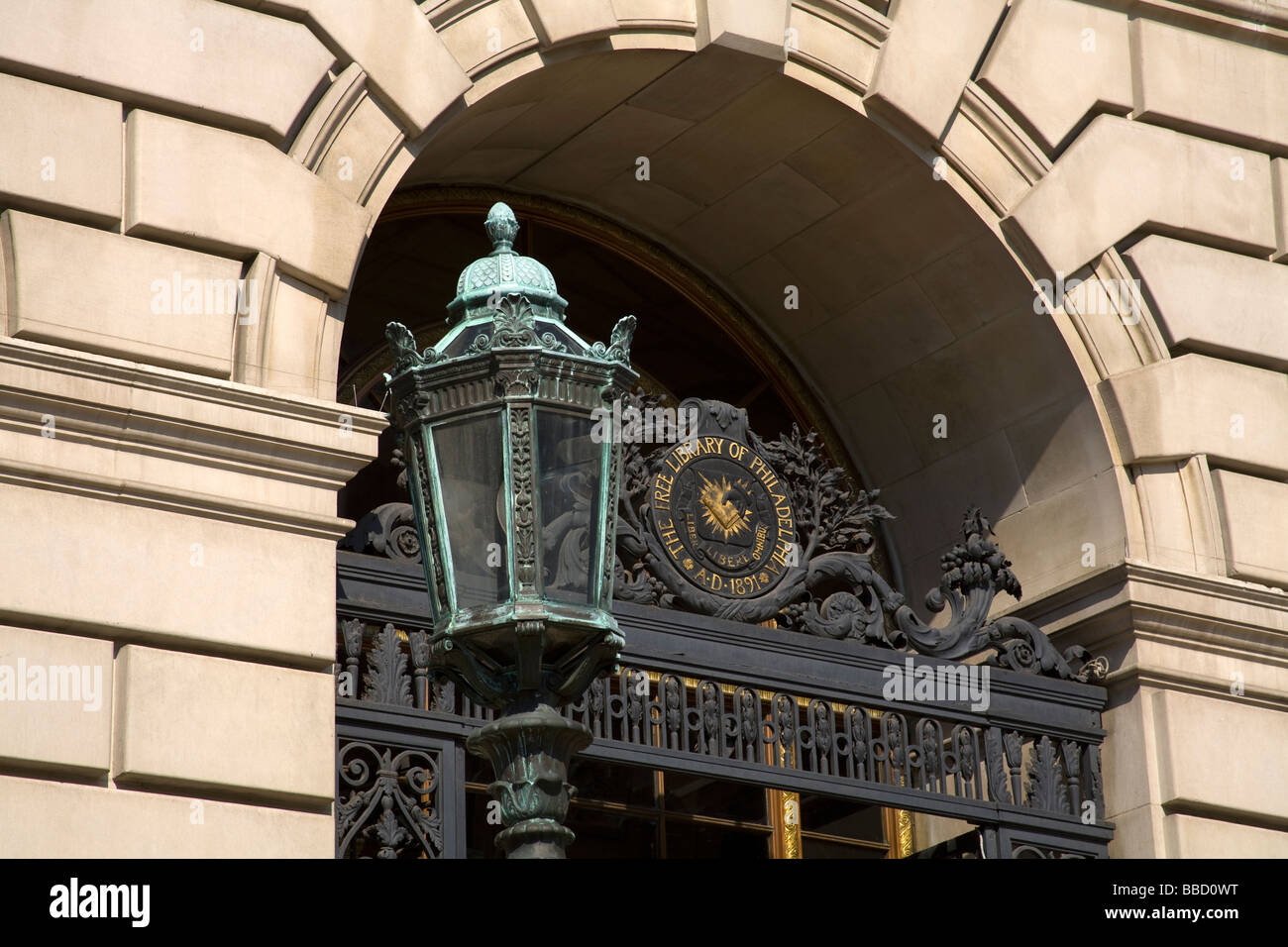 Free Library on Logan Square Philadelphia Pennsylvania USA Stock Photo ...