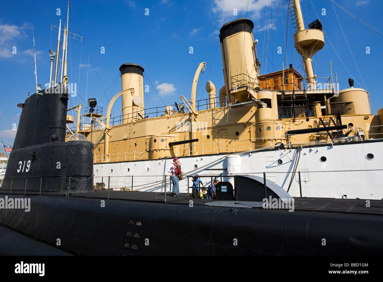 Cruiser Olympia Submarine Becuna Penns Landing Waterfront District ...