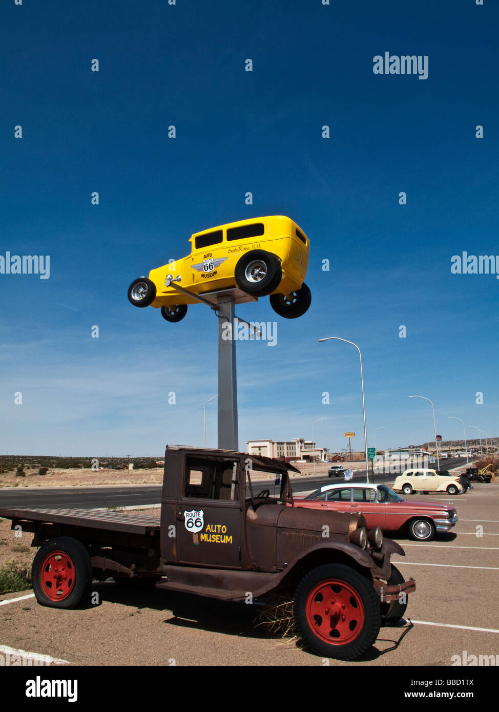 Hot Rod at Route 66 Museum Stock Photo - Alamy