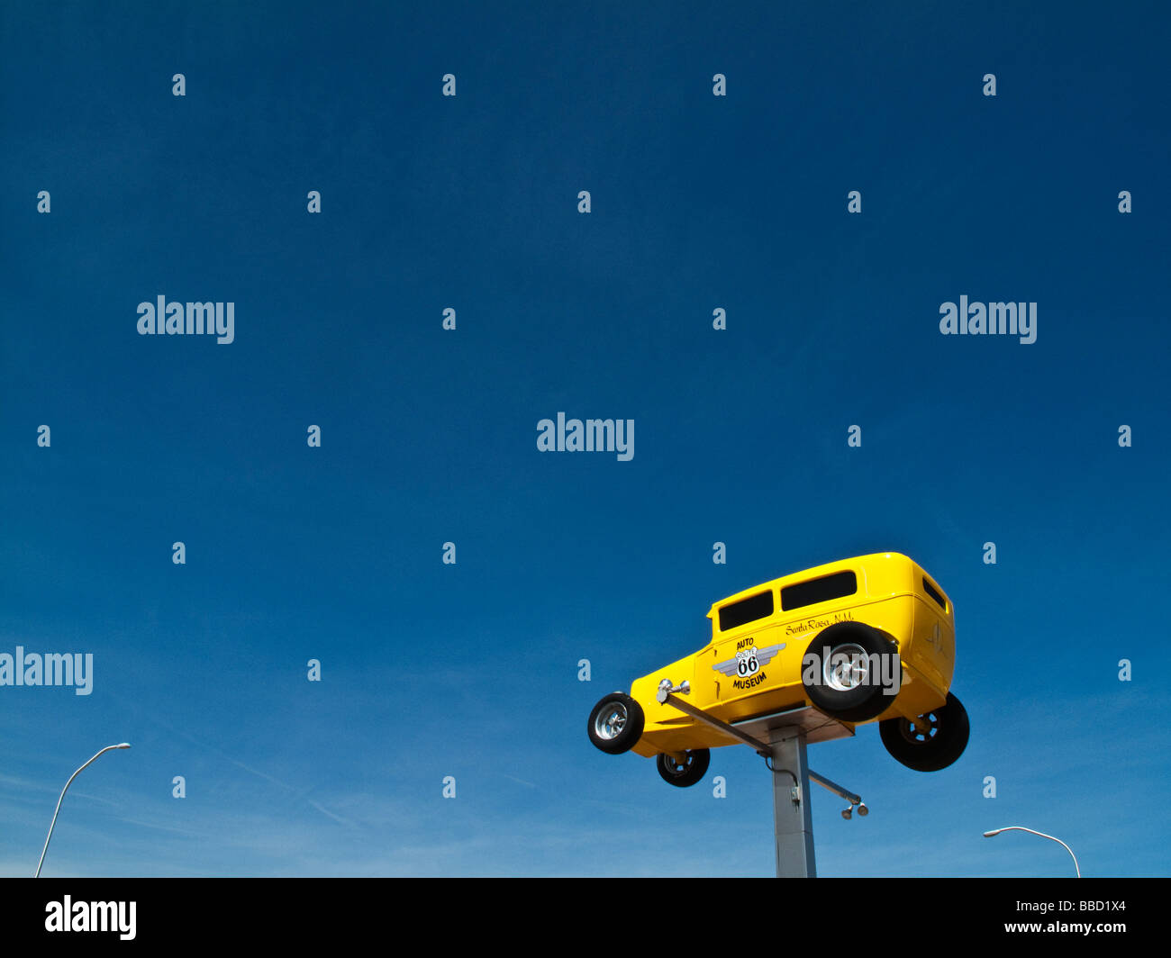 Hot Rod, Route 66 Stock Photo - Alamy
