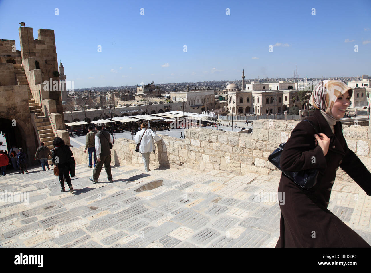 Aleppo Syria Syrian Middle East old ancient city Asia Citadel Aleppian ...