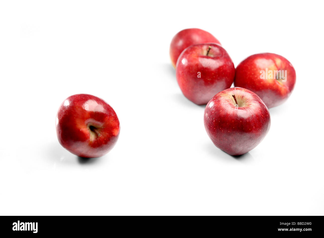 Red apple cutout Cut Out Stock Images & Pictures - Alamy