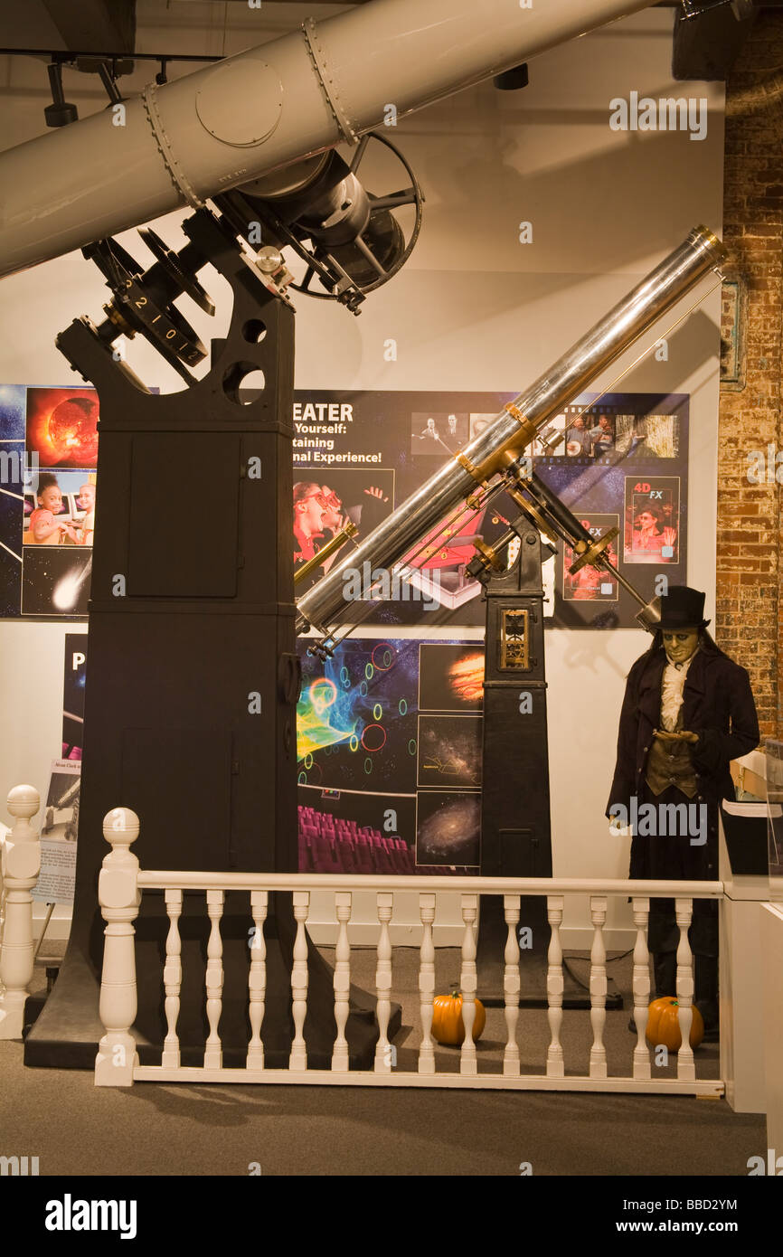 Telescopes South Carolina State Museum Columbia South Carolina USA Stock Photo - Alamy