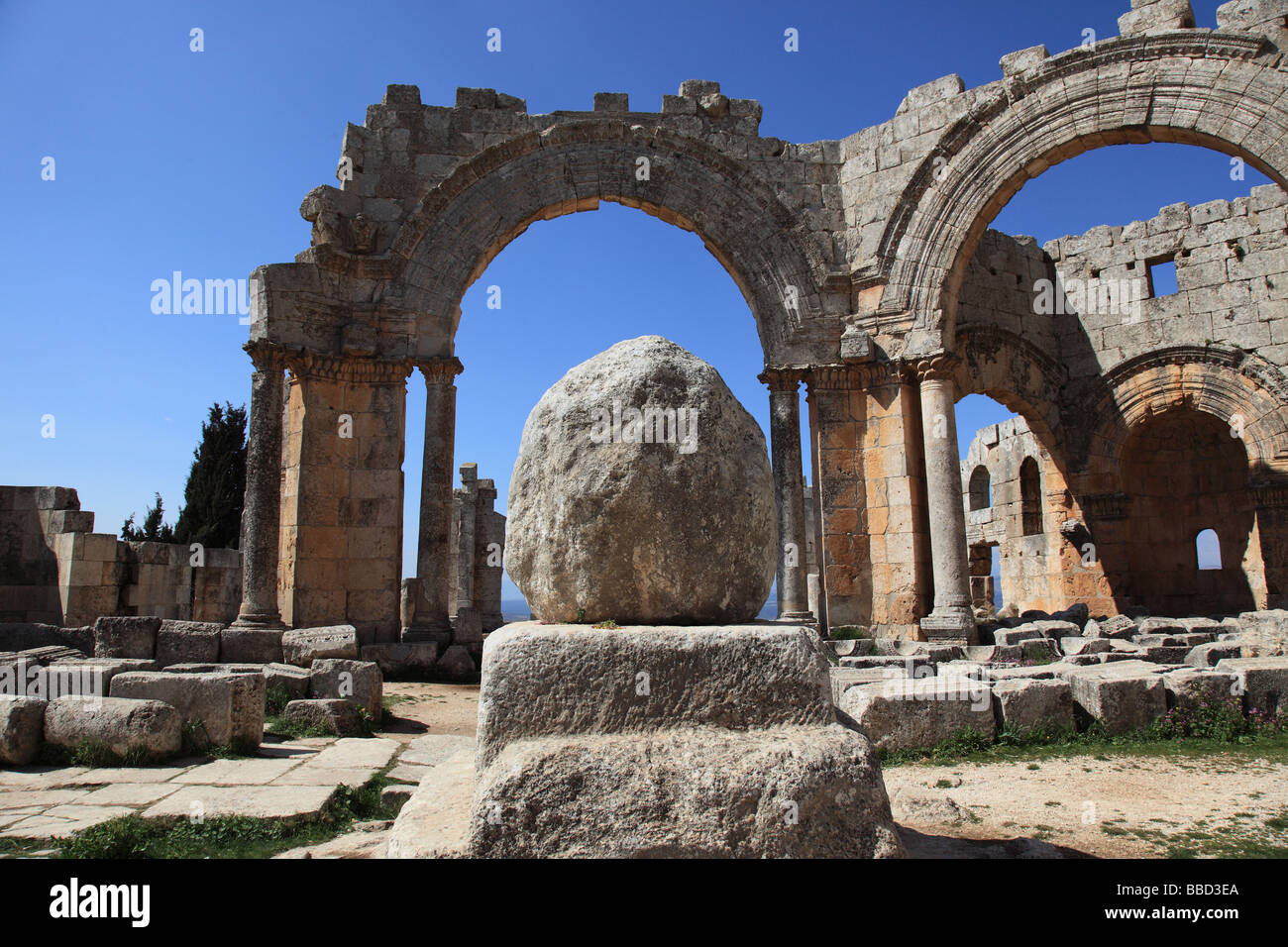 Pillar saint simeon syria hi-res stock photography and images - Alamy