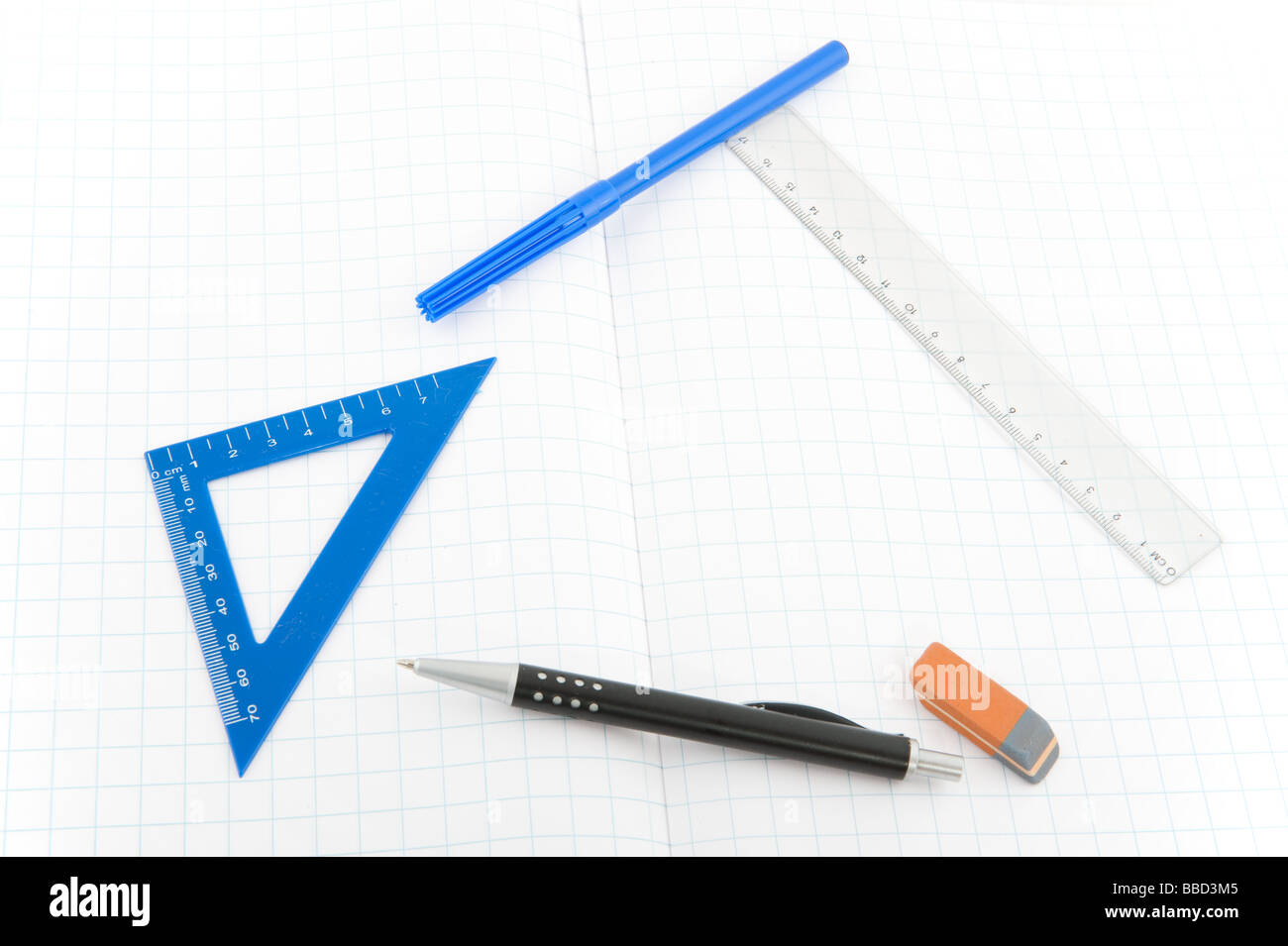 Ruler for mathematics lessons hi-res stock photography and images - Alamy