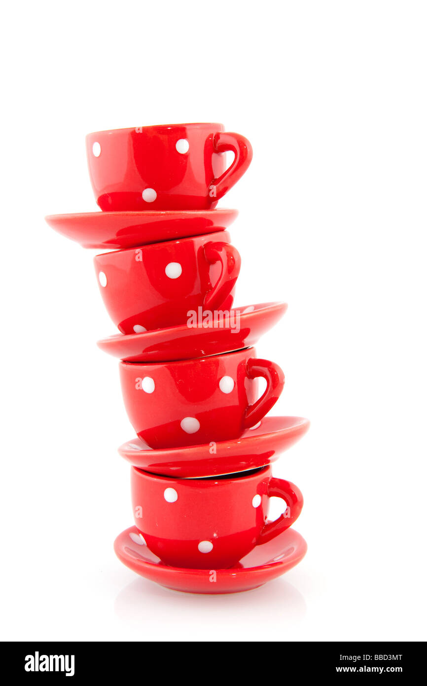 Cups stacked Cut Out Stock Images & Pictures - Alamy