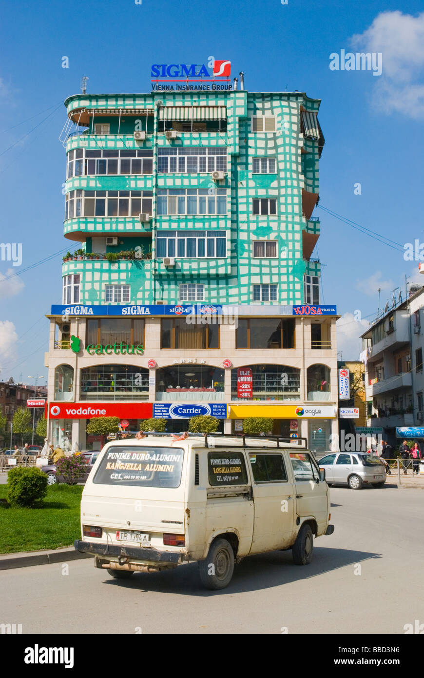 Blloku district Tirana Albania Europe Stock Photo - Alamy