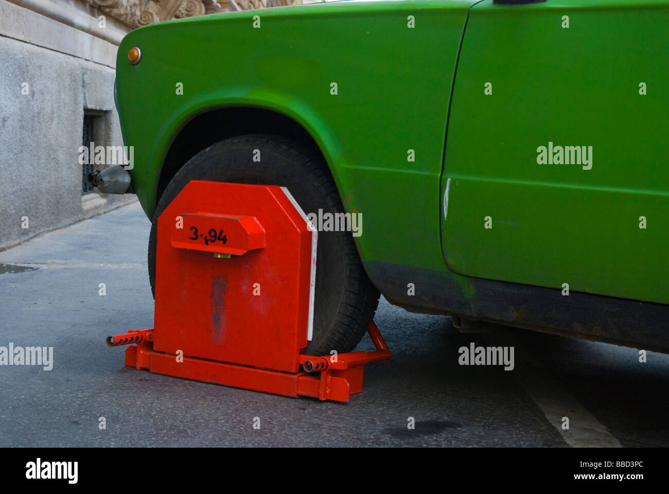 Boot wheel clamp hi-res stock photography and images - Alamy