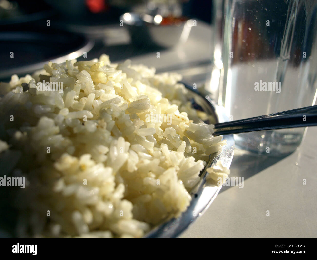 Rice plate lunch at a roadside dhaba, Himachal, India Stock Photo - Alamy