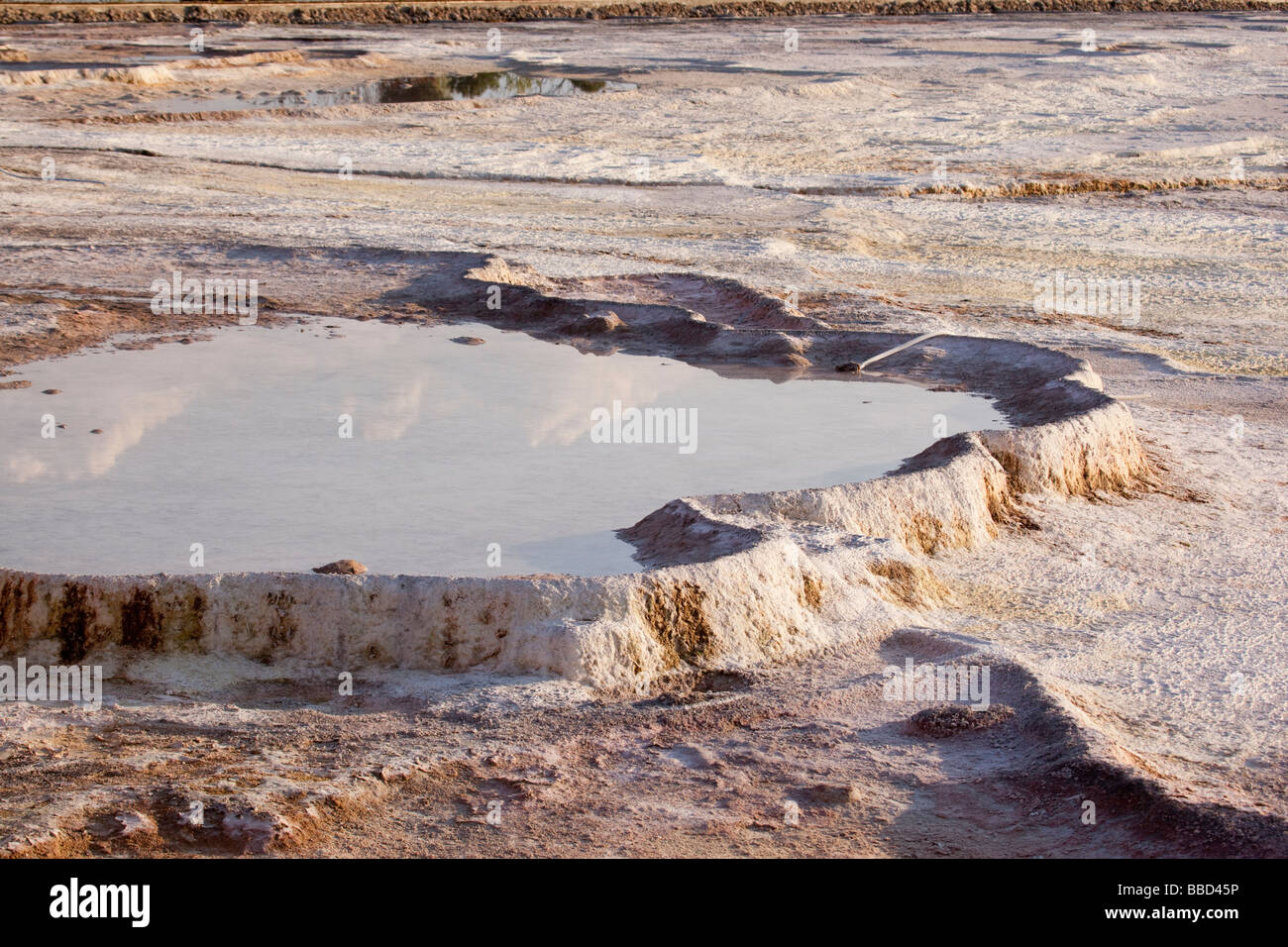 Reflecting mineral pool at Pamukkale Turkey Stock Photo - Alamy